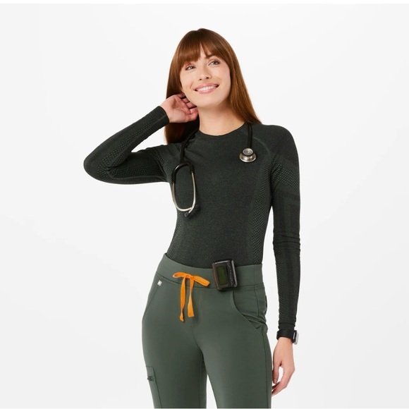 Figs | Tops | Nwot Figs Moss Salta Seamless Longsleeve Underscrub ...